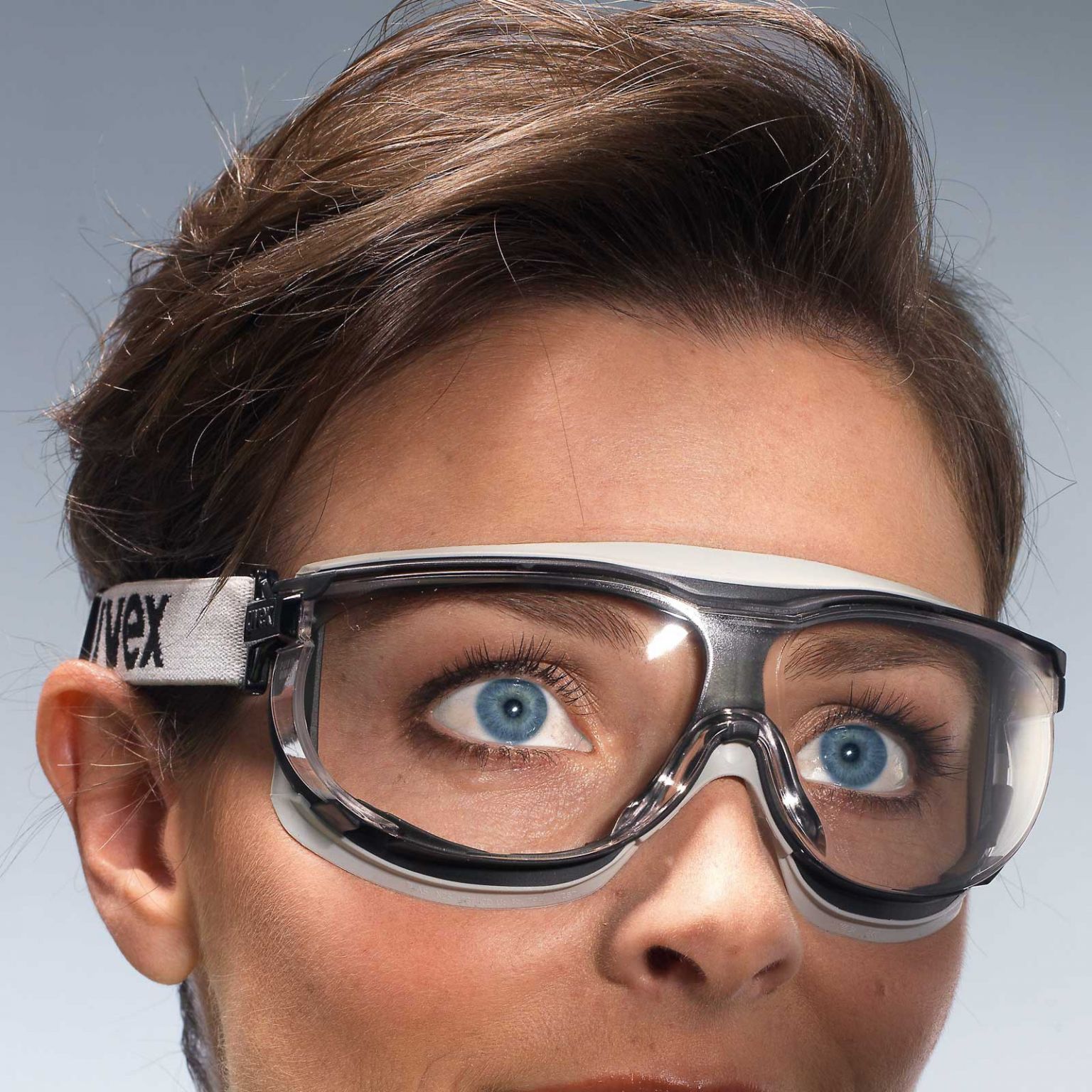 UVEX 9307375 Carbonvision Wide Vision Safety Goggle Black Frame Clear ...