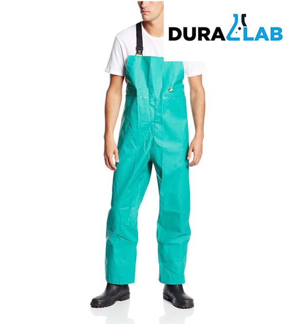 ONGUARD 71050 Chemtex Chemical Resistance PVC Bib Overall Green Size M ...