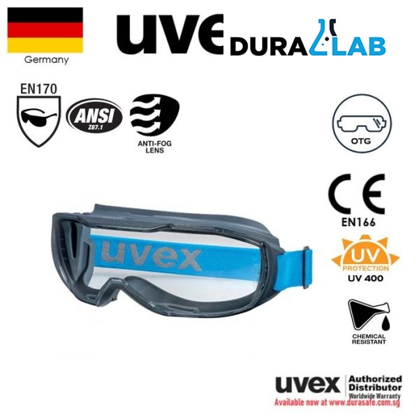 UVEX Megasonic 9320466 CB clear sv.exc. anthr/Blue | Duralab